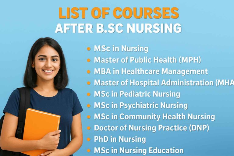 Best Courses After BSc Nursing – Higher Studies, Diplomas & Career ...